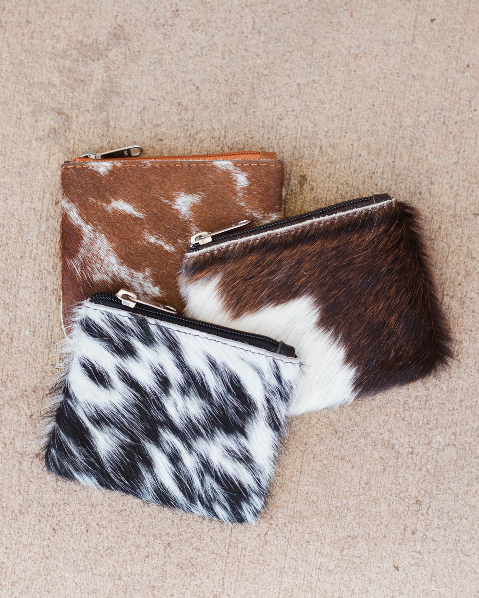 Small Cowhide Coin Purse – Country Allure