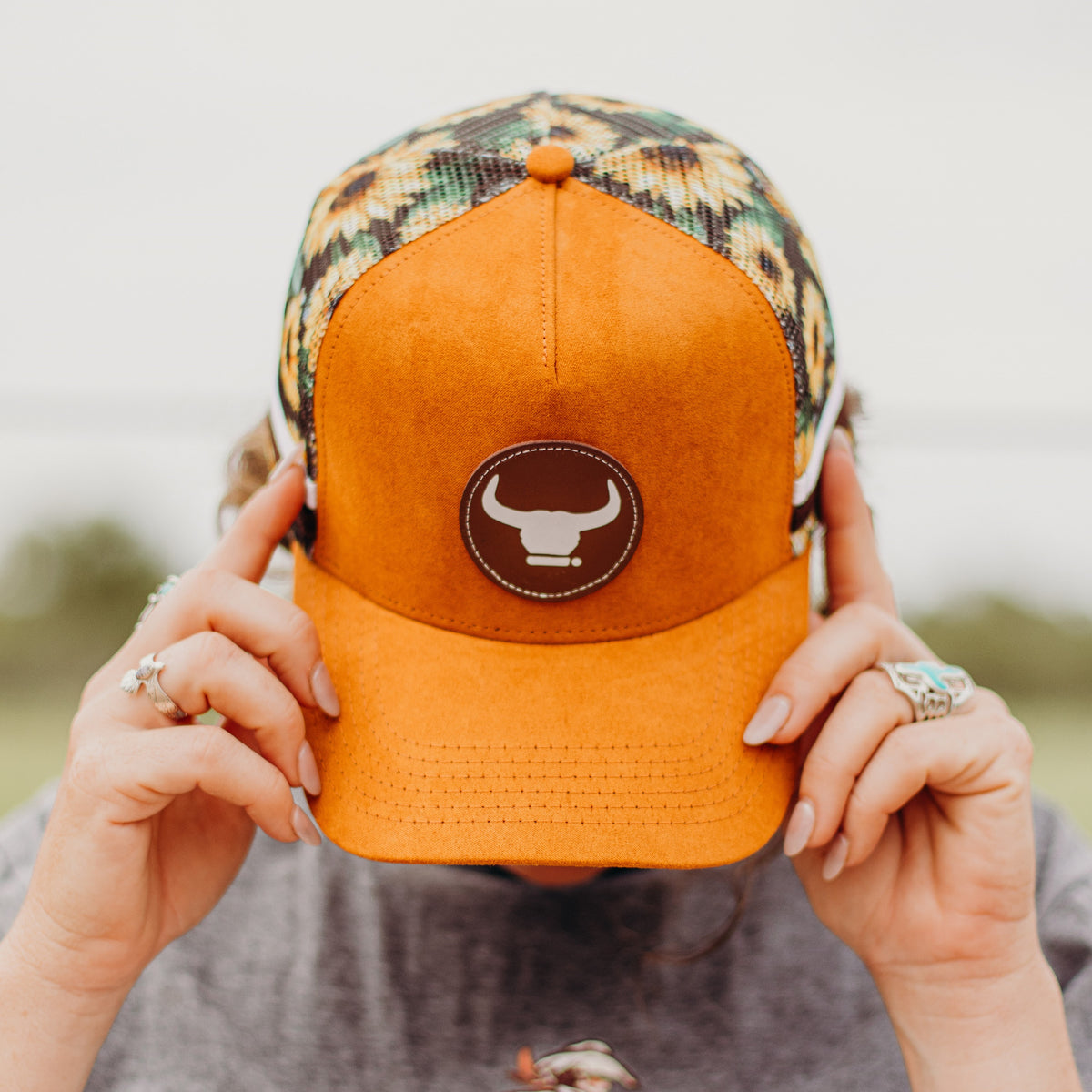 Country Allure Trucker Cap in Moo-Moo-Ka-Choo Style